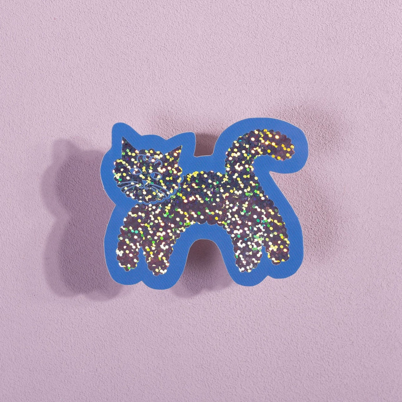 Cloud Cat Glitter Sticker – Baby Cats of California