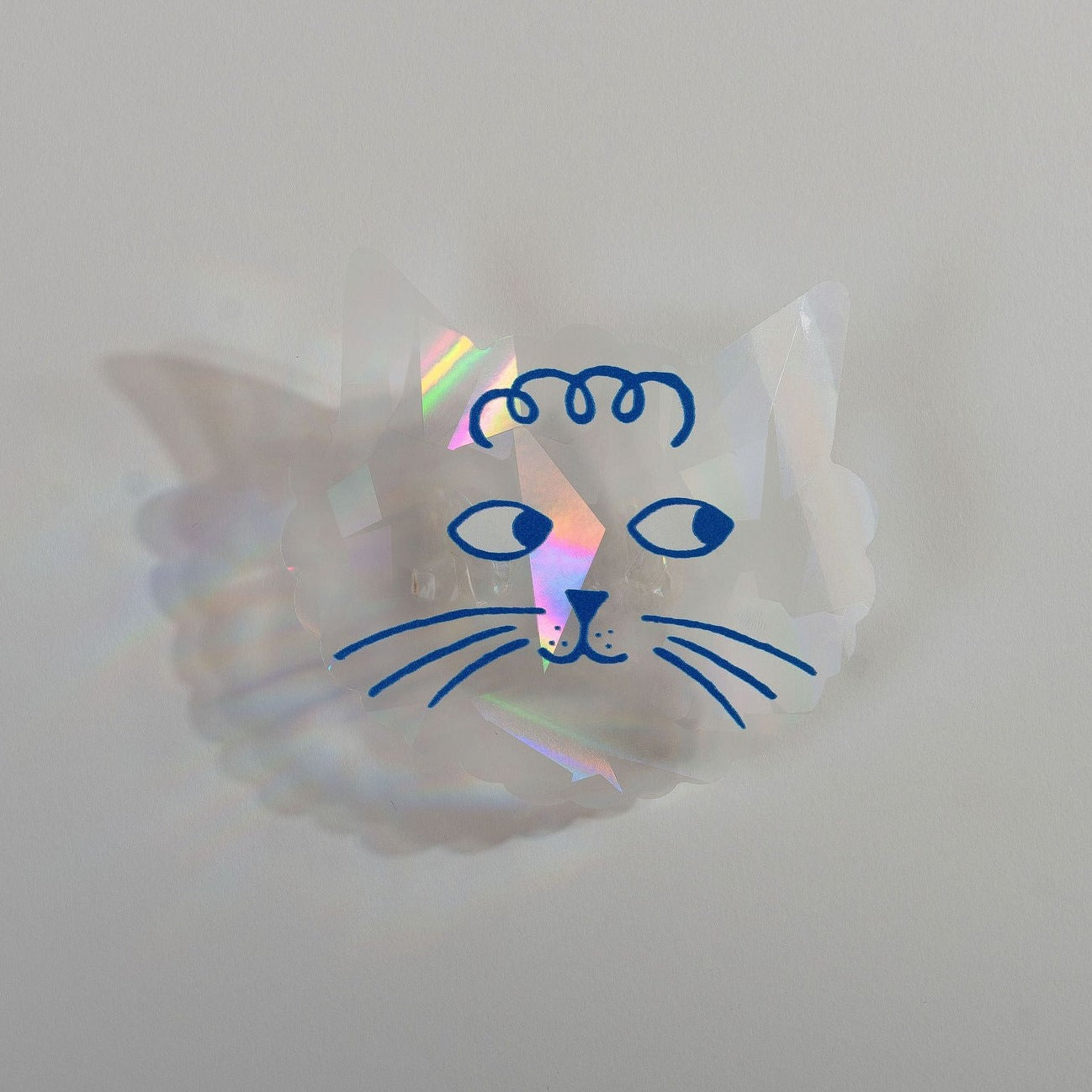 Cloud Cat Rainbow Sun Catcher Sticker – Baby Cats of California